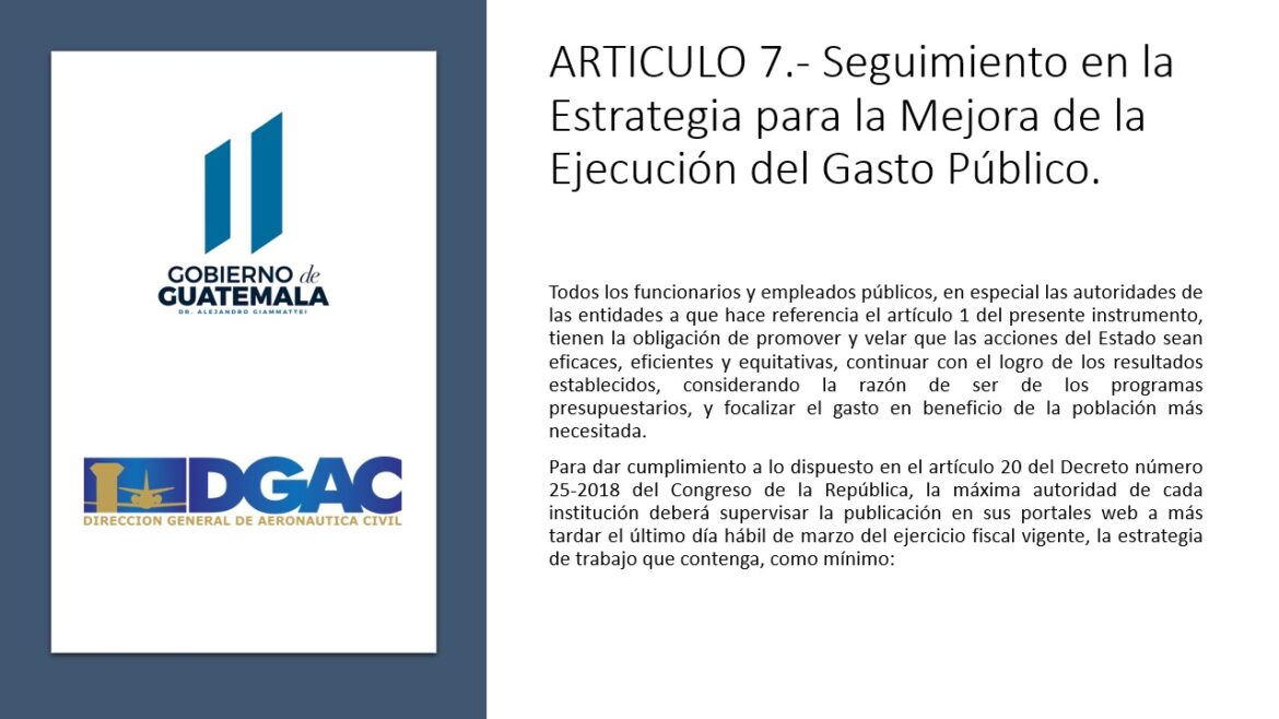Art. 7 Acrd No. 50-2021 – Dirección General de Aeronáutica Civil